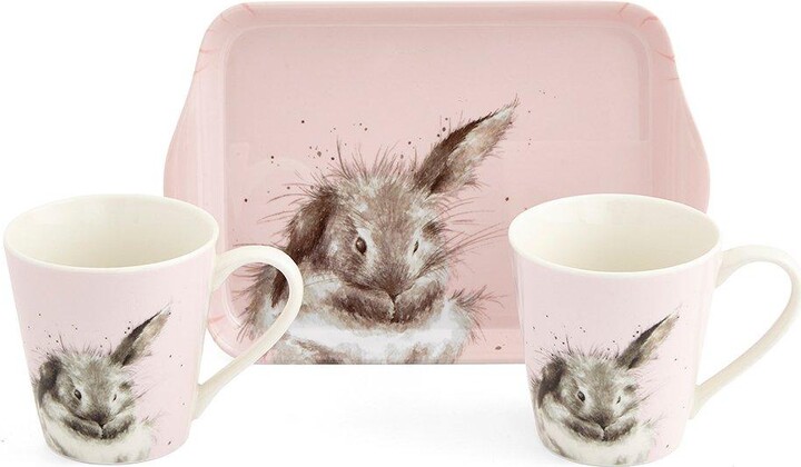 Wrendale Designs Bathtime Rabbit Mug and Tray Set - ShopStyle