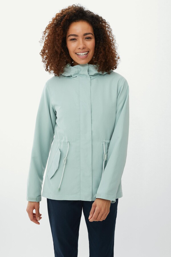 Maine Hooded Jersey Lined Rain Jacket - ShopStyle Coats