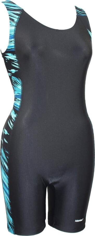 Adoretex Women's Plus Size Unitard Swimsuit Water Aerobics Bathing Suit ...