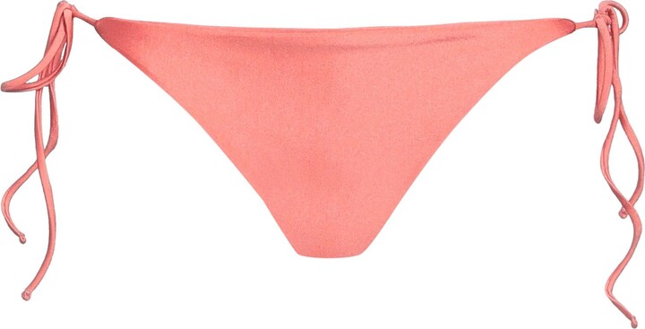 JADE SWIM Bikini Bottoms & Swim Briefs Salmon Pink - ShopStyle