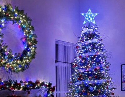 The Holiday Aisle Small Star Tree Topper, 7.6" 11 LED Lighted Christmas ...