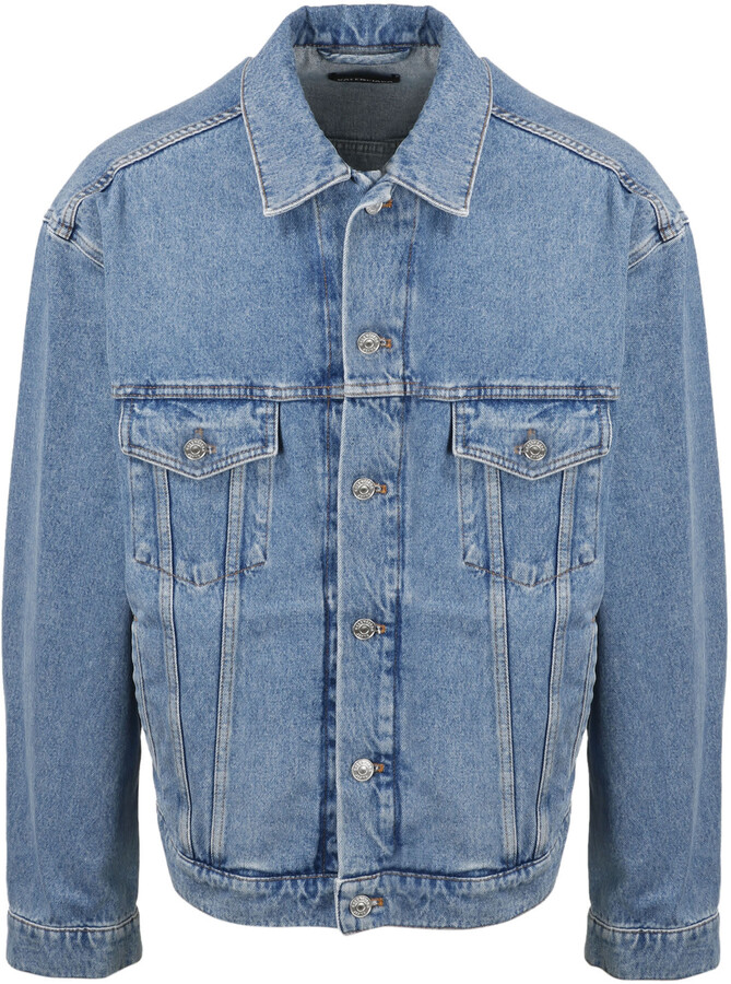 Balenciaga Large Fit Denim Jacket - ShopStyle