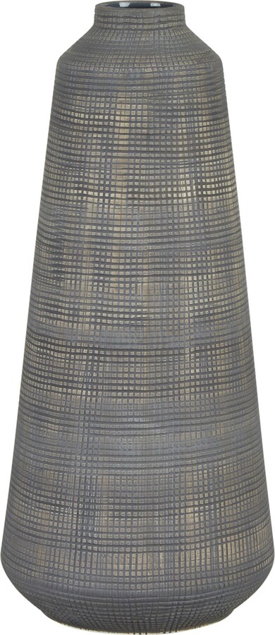 Dunelm Tall Matte Grey Ceramic Vase Grey - ShopStyle