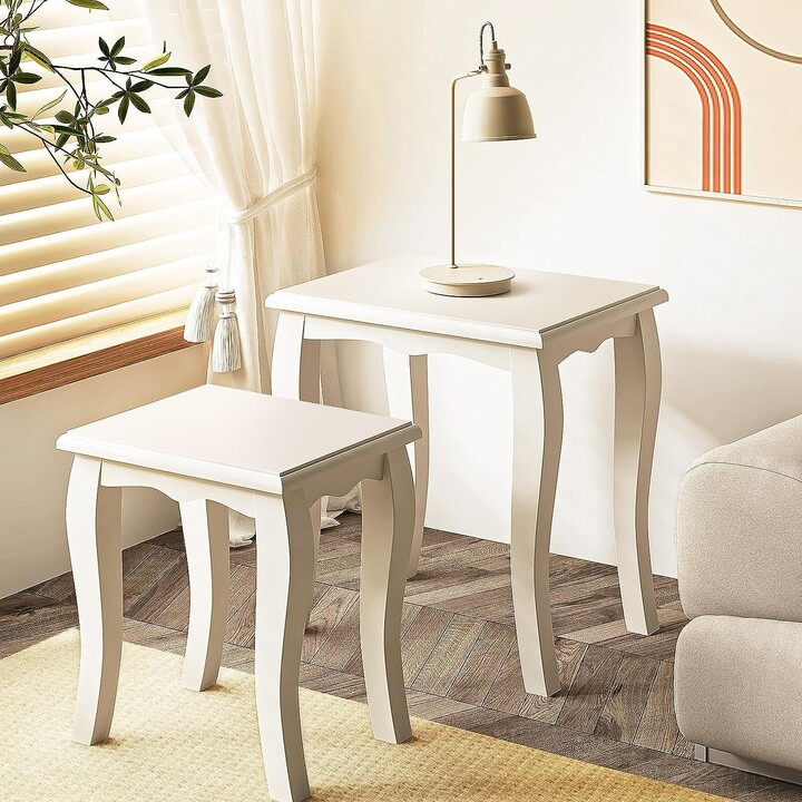 sogesfurniture Home Side End Table Nesting-Tables Living Room Coffee ...