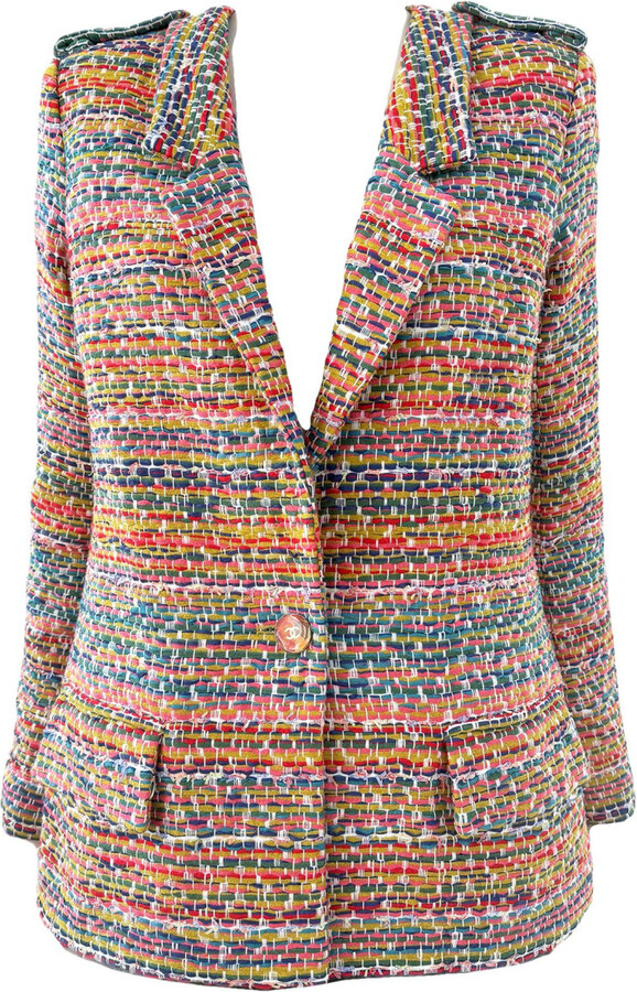 Chanel La Petite Veste Noire tweed jacket - ShopStyle Vests