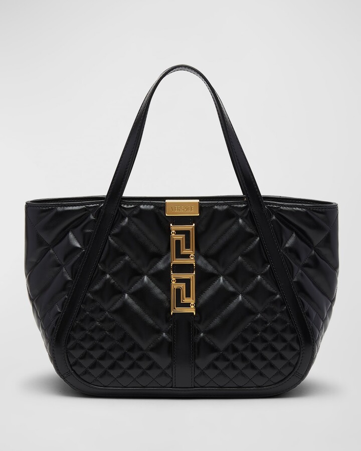 Versace Greca Goddess Small Quilted Tote Bag - ShopStyle