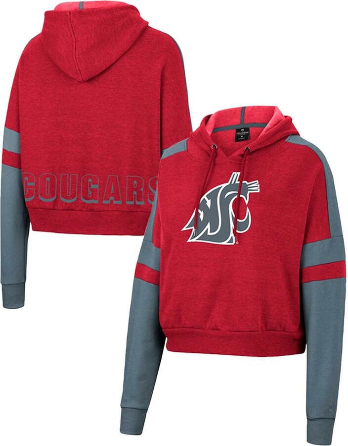 Colosseum Women's Crimson Washington State Cougars Throwback Stripe ...