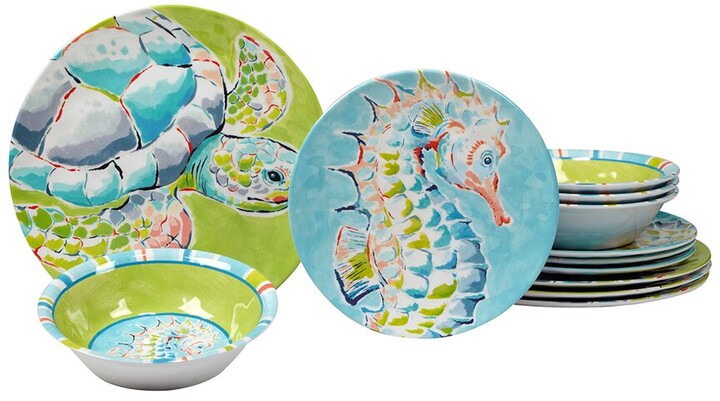 Certified International 12Pc Deep Sea Dinnerware Set - ShopStyle