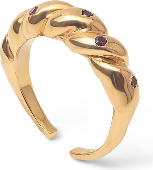 Mamour Paris Women's Gold Kratos Gemstones Talisman Ring - ShopStyle