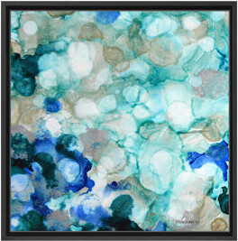 Ready2hangart Mermaid Pearls I by Norman Wyatt Jr. - Floater Frame ...