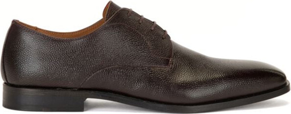 HUGO BOSS Derby Shoes In Scotch Grain Leather And Cognac Lining - ShopStyle