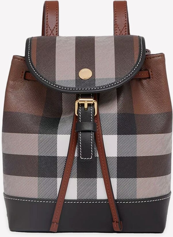 Burberry Check Print Micro Backpack - ShopStyle