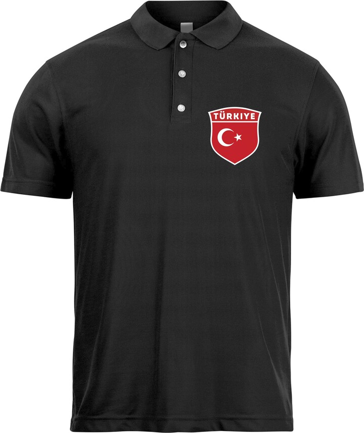 lepni.me Mens Turkey Football Polo Shirt with Your Name and Number ...