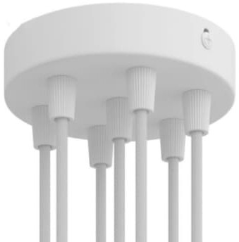 Creative Cables Ceiling Kit with 7 Holes and Cable Retainer black White ...