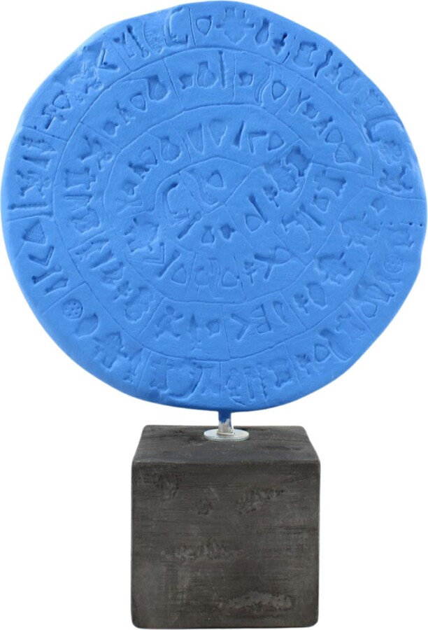 Etsy Disc Of Phaistos Sculpture Ancient Greece Handmade Statue Knossos ...