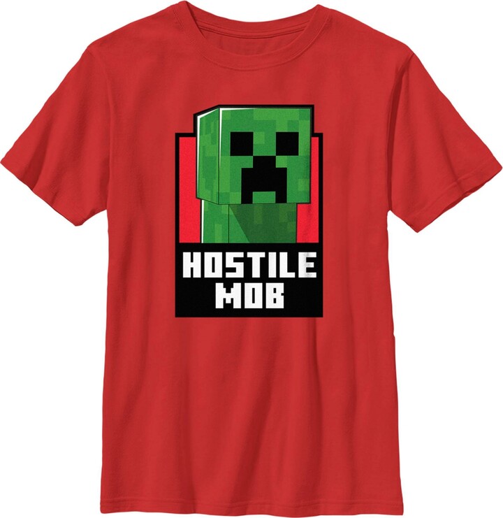 Microsoft Boy's Minecraft Hostile Mob Creeper Child T-Shirt - ShopStyle