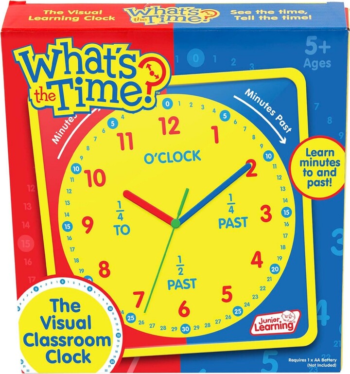 Junior Learning What's The Time Classroom Learning Clock - ShopStyle