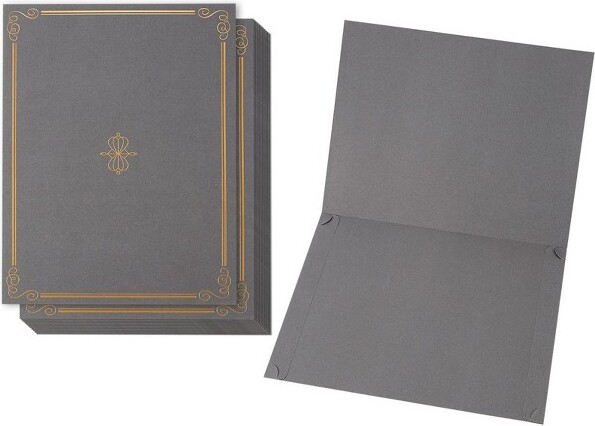 Best Paper Greetings 12 Pack Award Certificate Holder, Folder & Cover ...