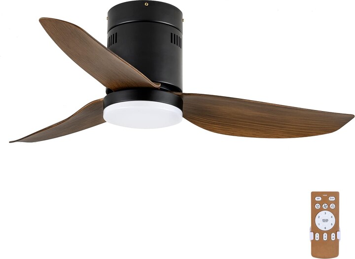 Simple Deluxe 40-inch Ceiling Fan with LED Light and Remote Control ...