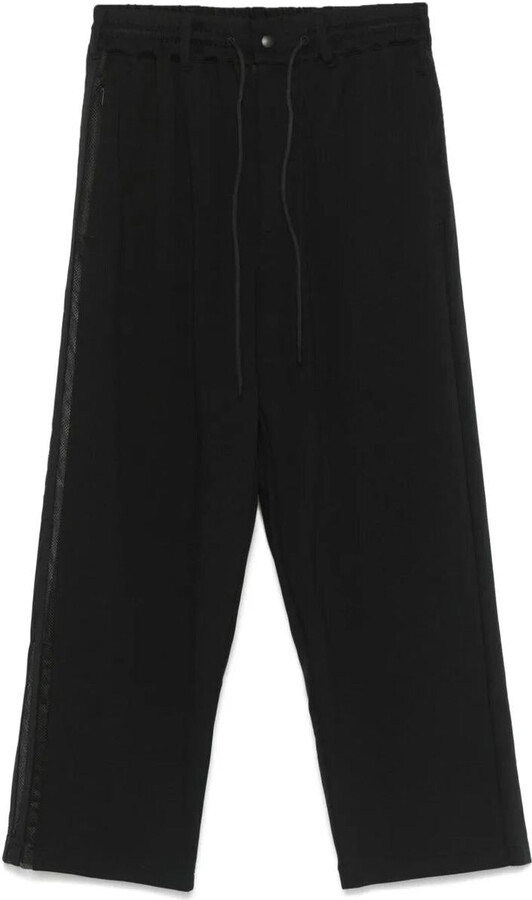 Y-3 ADIDAS Mesh 3-Stripes Track Pants - ShopStyle