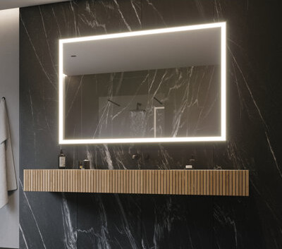 IBMIRROR Rectangle Galaxy LED Lighted Mirror Dimmable 3000K - ShopStyle