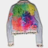 The Label Official Neon Explosion - Hand-Painted Denim Jacket - ShopStyle