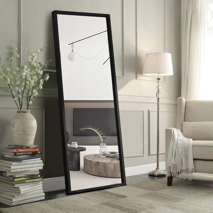 Neutypechic Modern Freestand Full-length Rectangular Floor Mirror with ...