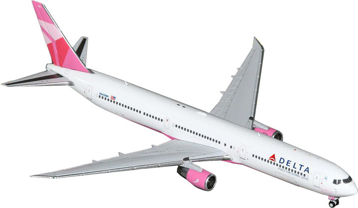 Boeing 767-400ER Commercial Aircraft "Delta Air Lines - Breast Cancer ...