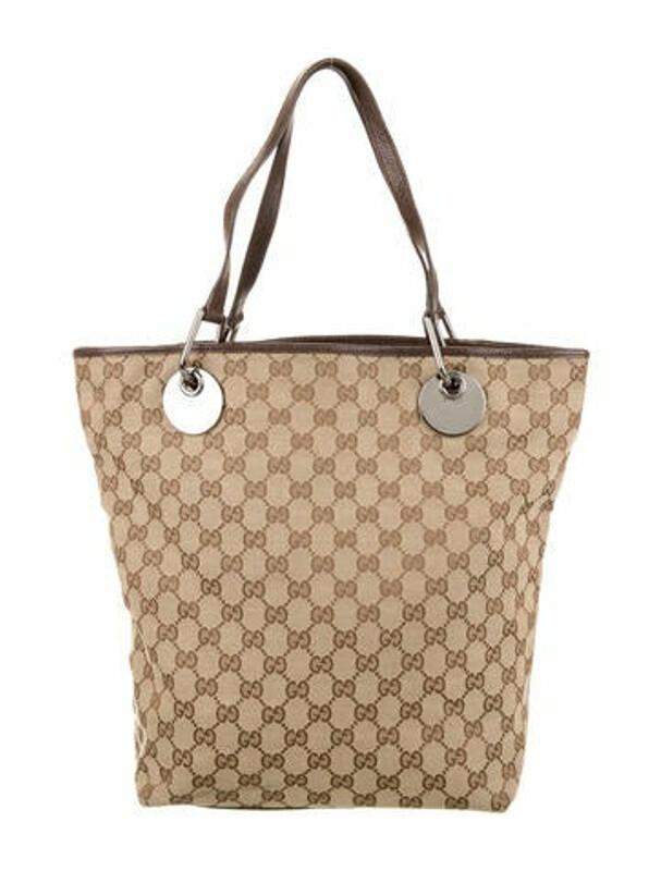 Gucci GG Canvas Eclipse Tote Brown - ShopStyle