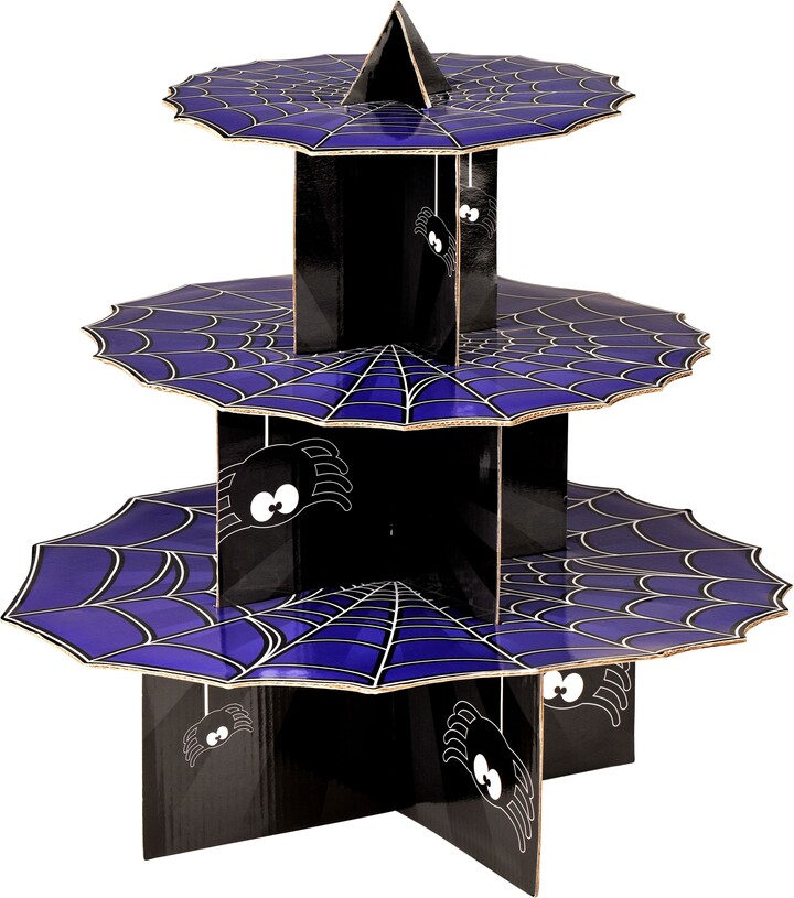 Premier Housewares Halloween Incy Wincy 3 Tier Spider Cake Stand ...
