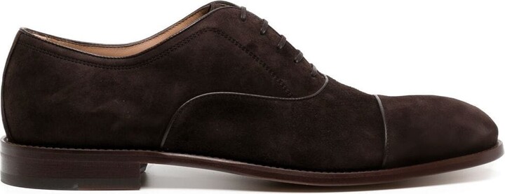HUGO BOSS Honor suede Oxford shoes - ShopStyle