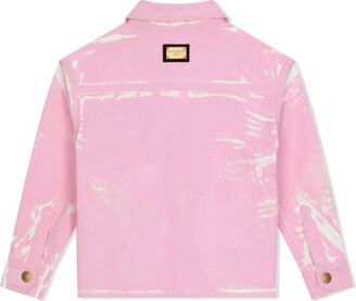 Dolce & Gabbana Children DG graffiti-print denim jacket - ShopStyle ...