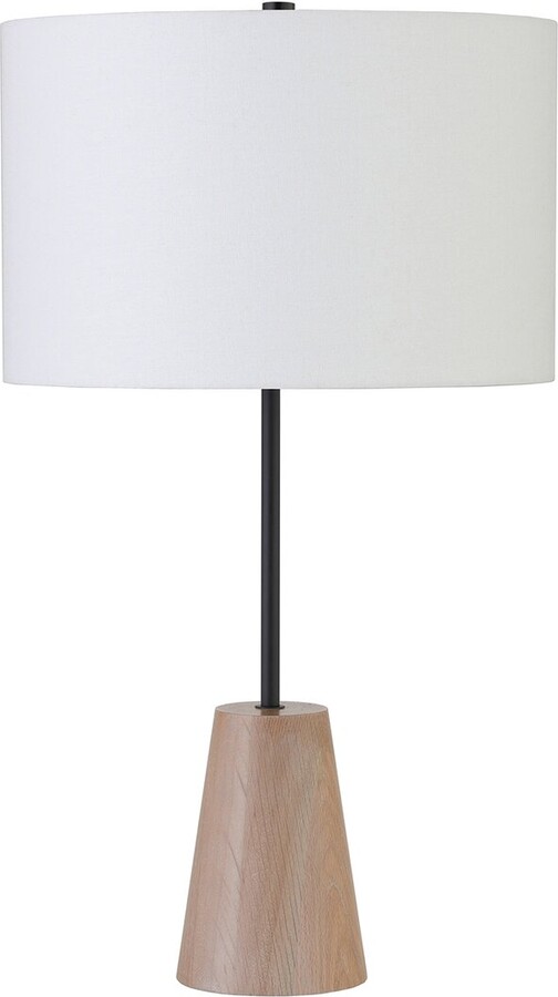 Abraham + Ivy Killian Limed Oak Table Lamp - ShopStyle