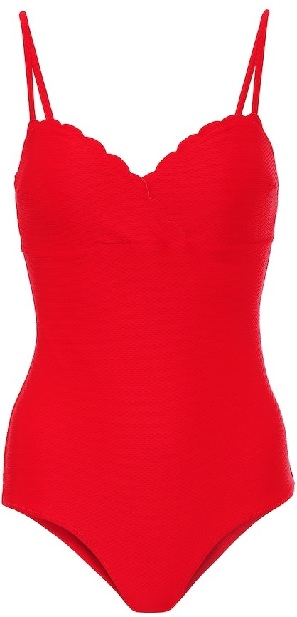 Heidi Klein Pampelonne Scalloped Swimsuit Shopstyle