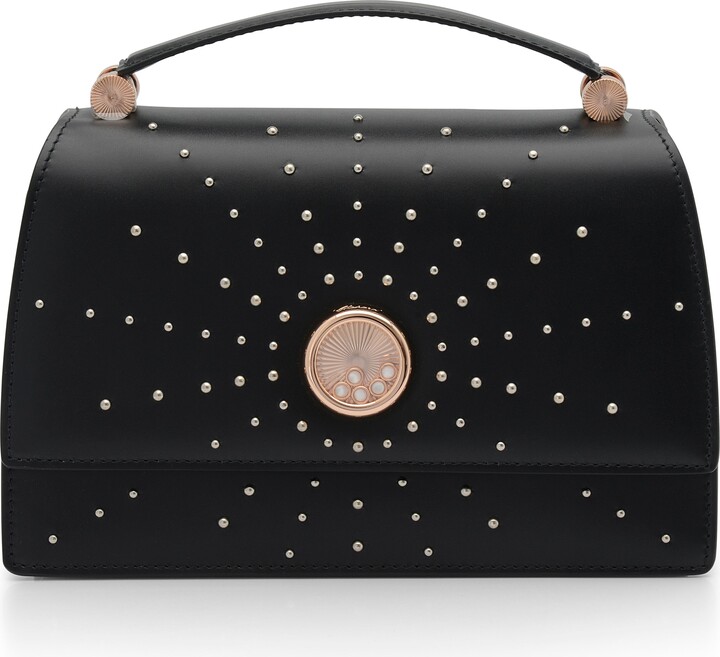 Chopard Happy Black Leather Shoulder Bag 95000-0909 - ShopStyle