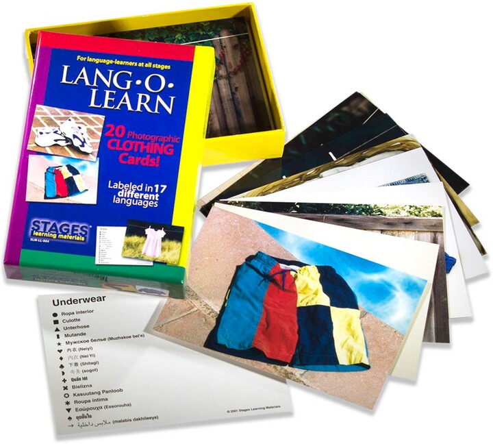 Stages Learning Materials Lang-o-Learn Esl Vocabulary Cards Flashcards ...