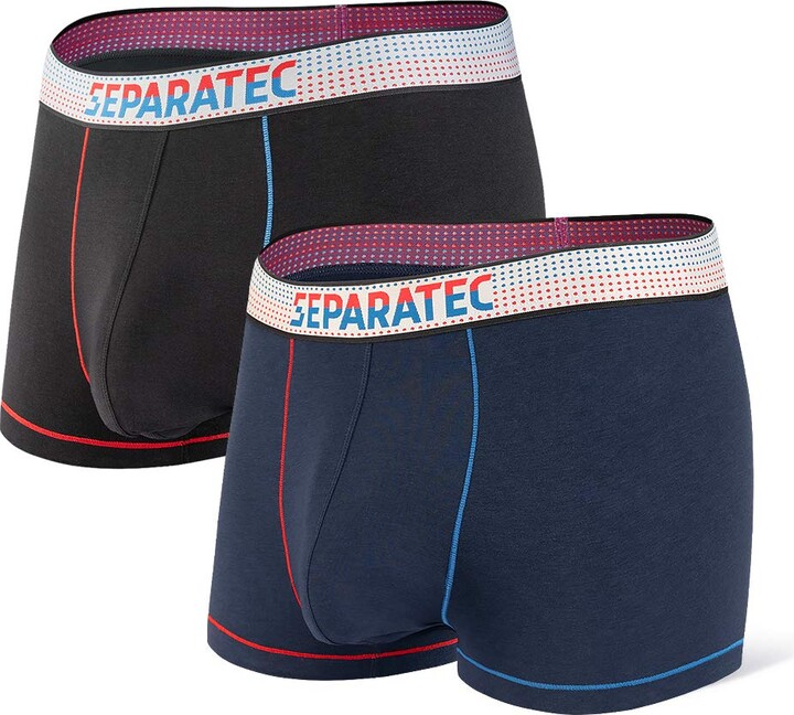 Separatec Men's Dual Pouch Underwear Single-sided Moisture Transported ...