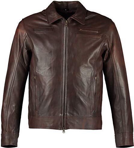 Charlie LONDON Looper Vintage Brown Leather Jacket - Joseph Gordon ...