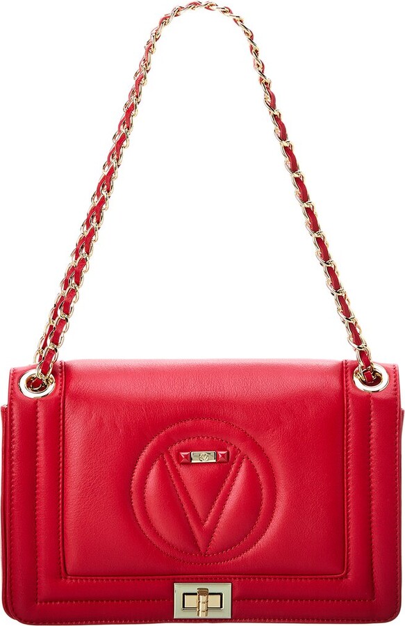 Valentino By Mario Valentino Alice Signature Leather Shoulder Bag ...