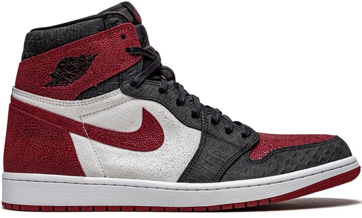 Jordan Retro High "Oklahoma Sooners" sneakers - ShopStyle