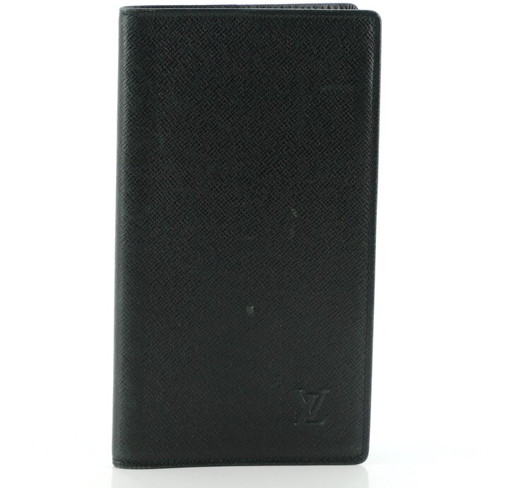 Louis Vuitton Checkbook Cover Taiga Leather - ShopStyle Wallets