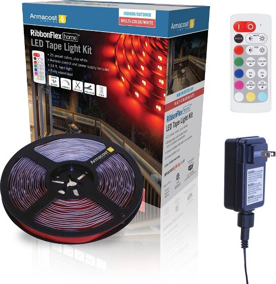 Armacost Lighting RibbonFlex Home 24V RGB+W Multicolor Indoor Outdoor ...