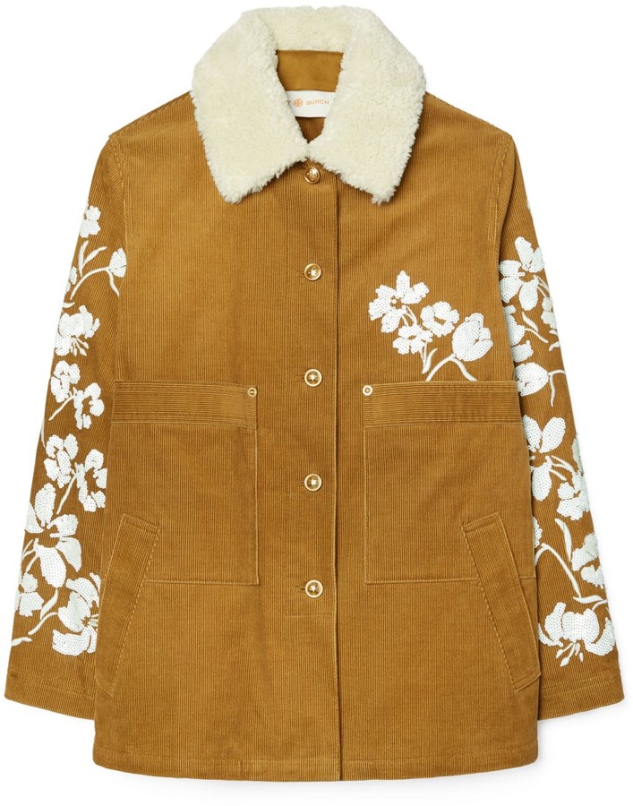 Tory Burch Embellished Barn Jacket - ShopStyle