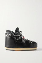 Alanui + Moon Boot Bandana-print Shell And Faux Leather Snow Boots ...