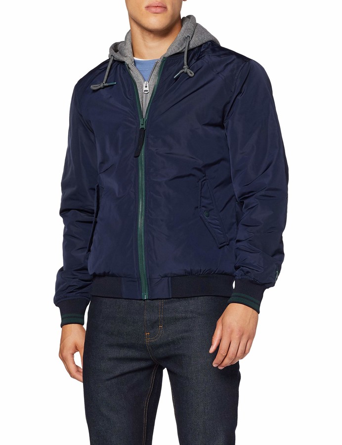 Springfield Men's 4in-Bomber + Cap T40 Jacket - ShopStyle Outerwear