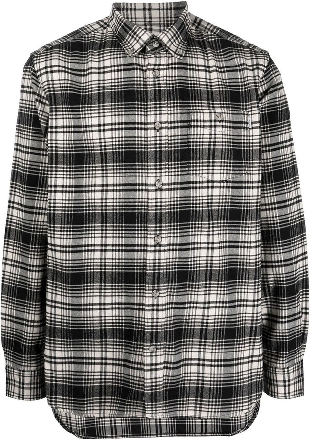 Woolrich Check-Pattern Flannel Shirt - ShopStyle