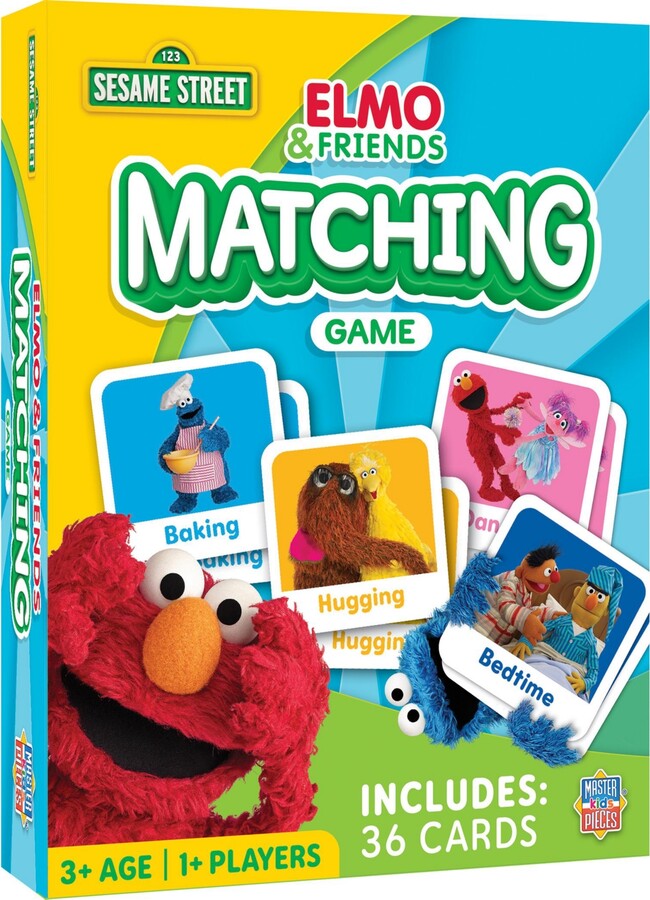 Masterpieces Sesame Street - Elmo & Friends Matching Game for kids ...
