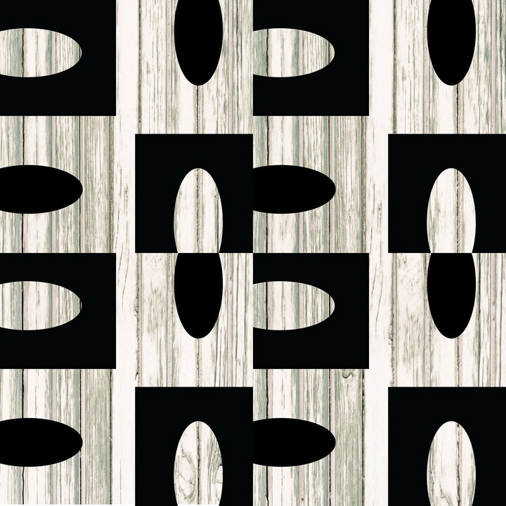 Etsy Geometric Floor Tile Stencils, Ellipse Stencil, Wood Modern ...