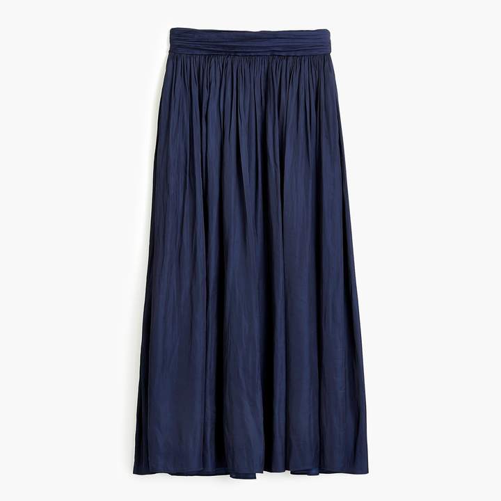 J.Crew Point Sur crinkled maxi skirt - ShopStyle