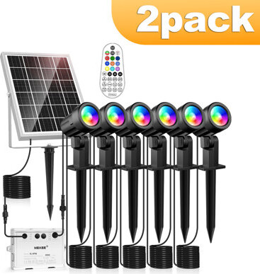 HOME LIGHTING GALLERY INC. Black Low Voltage Solar Powered Integrated ...